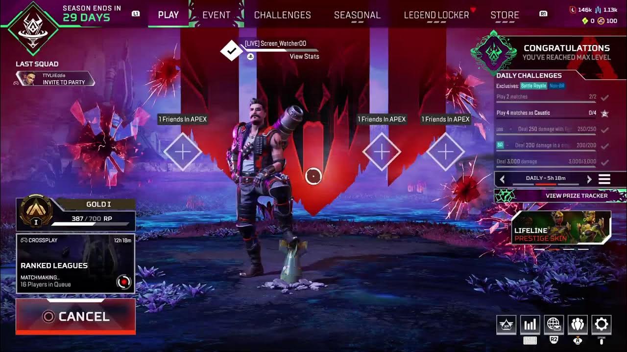 🔝Live Ps5- Apex Solo Ranked Grinding: Split Grind/ Fuse, Wraith, - YouTube