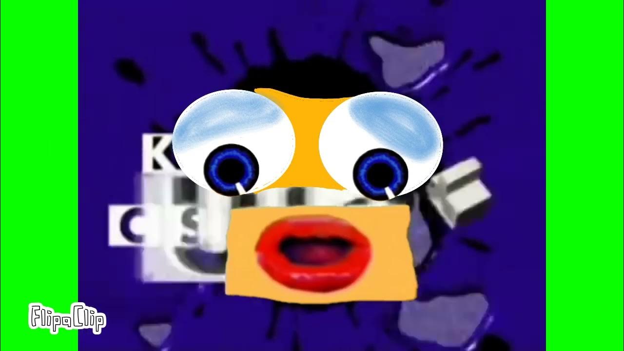 Klasky Csupo Robot Logo Remake Face Green Screen My 3D - YouTube