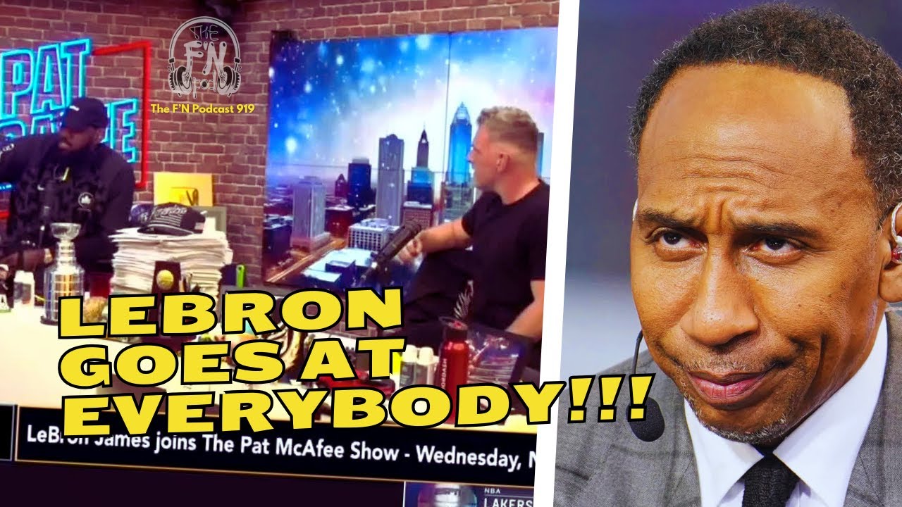 LeBron James ROASTS Stephen A. Smith! Heated NBA Beef - YouTube