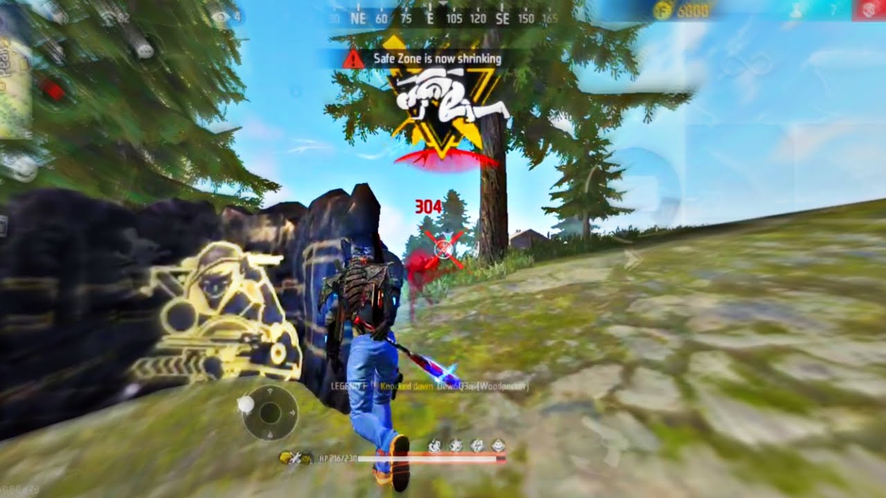 Woodpecker 🔥 Full Gameplya Solo VS Squad ⚡ iPhone 12 pro - GHOST FF - YouTube