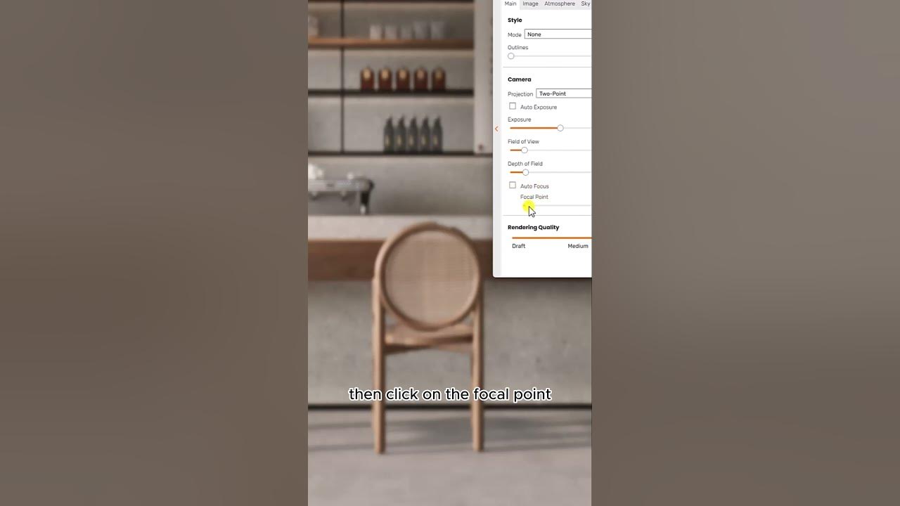 Create depth of field & focal point in Enscape - YouTube