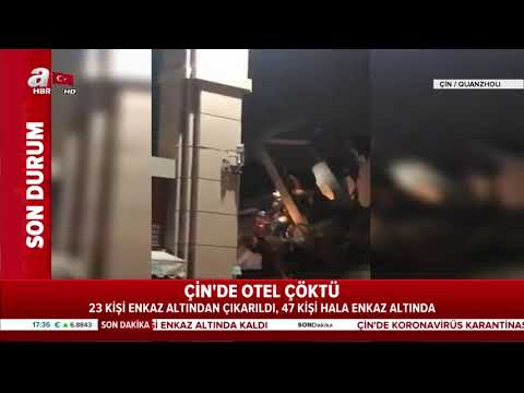 Çin’de koronavirüs şüphesiyle karantina altında tutulan insanların kaldığı otel çöktü