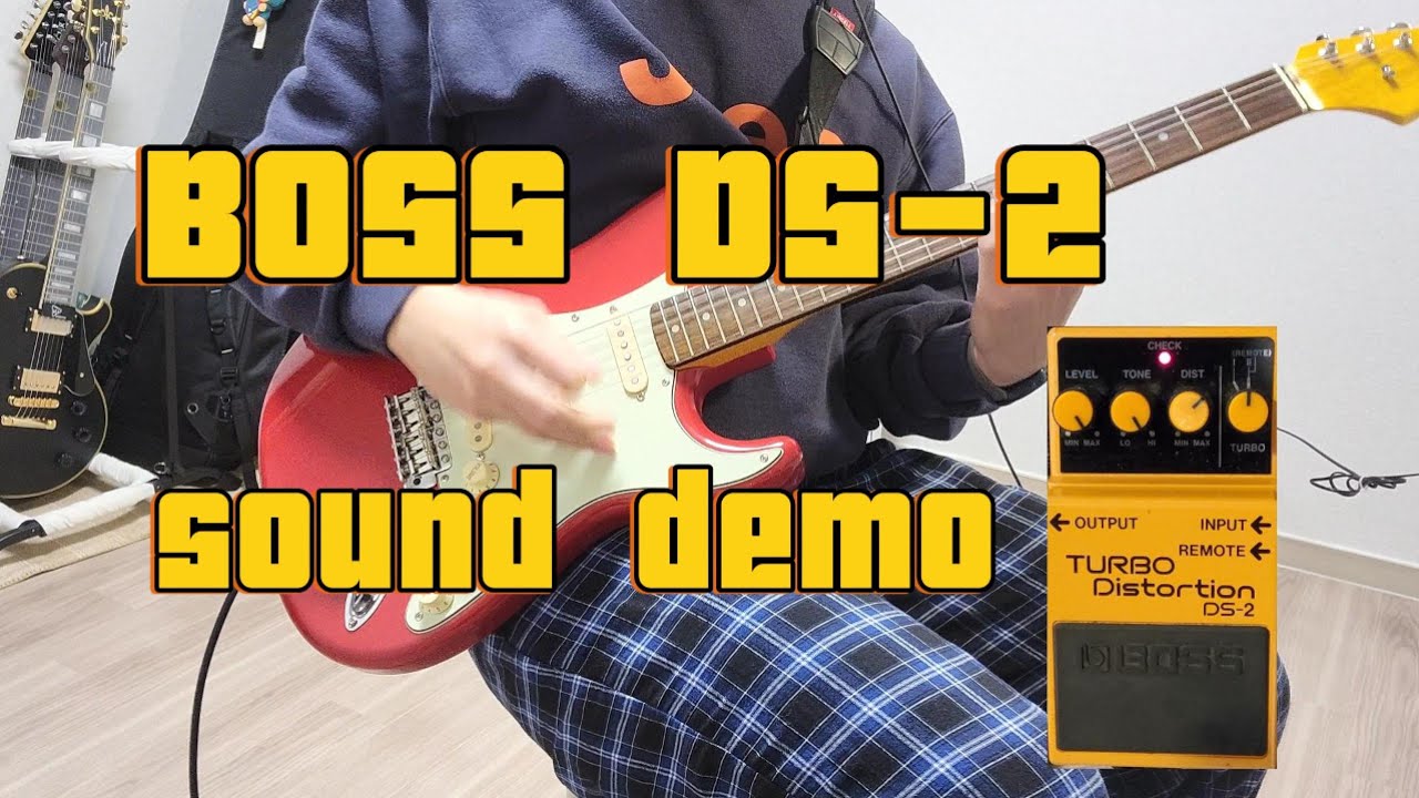 Boss Ds-2 sound demo - YouTube