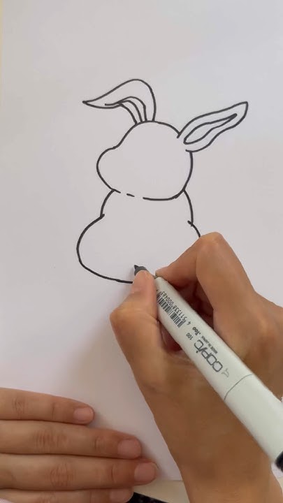Как нарисовать зайца Рисуем зайчика какнарисовать Howtodraw Rabbit