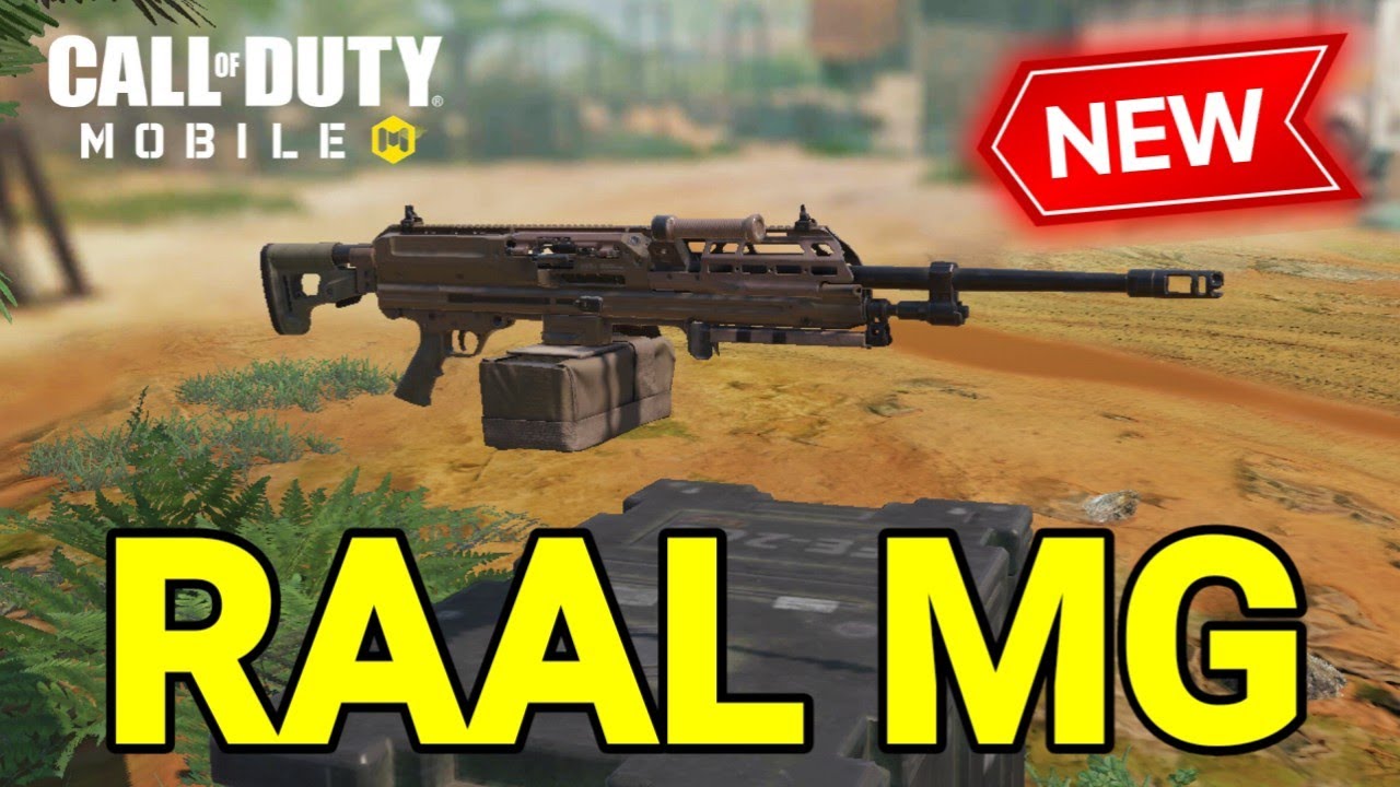 TESTING NEW WEAPON "RAAL MG" LMG IN COD MOBILE - YouTube