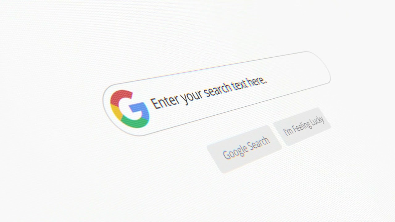 Google Search Bar Template - 3D - YouTube