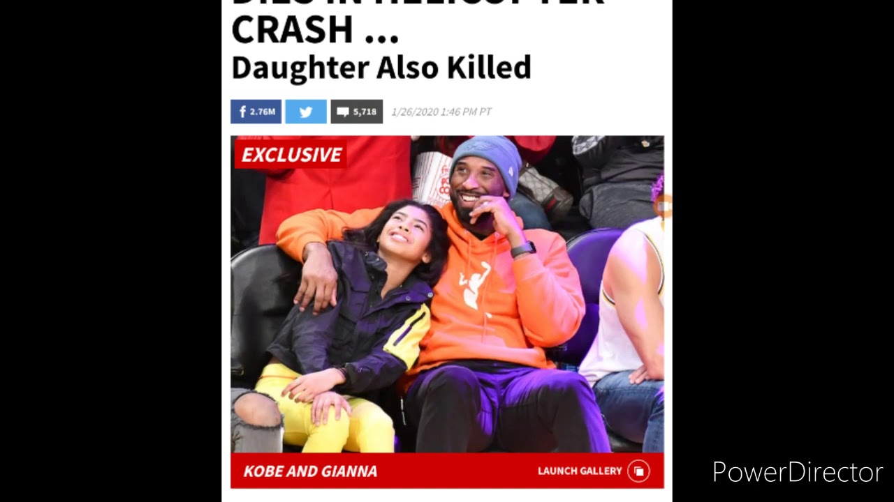 Kobe Bryant & daughter GiGi die in helicopter 🚁 crash ;rape accuser ...