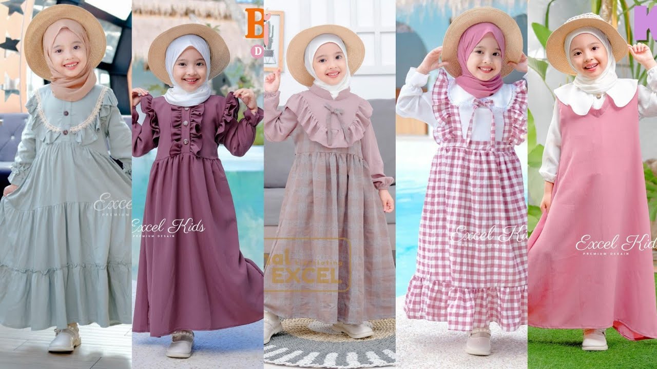 70 Model Gamis Anak Terbaru - YouTube
