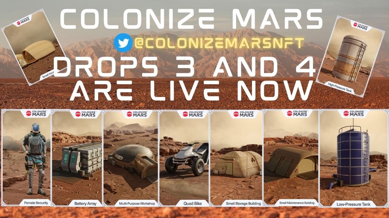 Colonize Mars Drop 3 and 4 are LIVE - YouTube