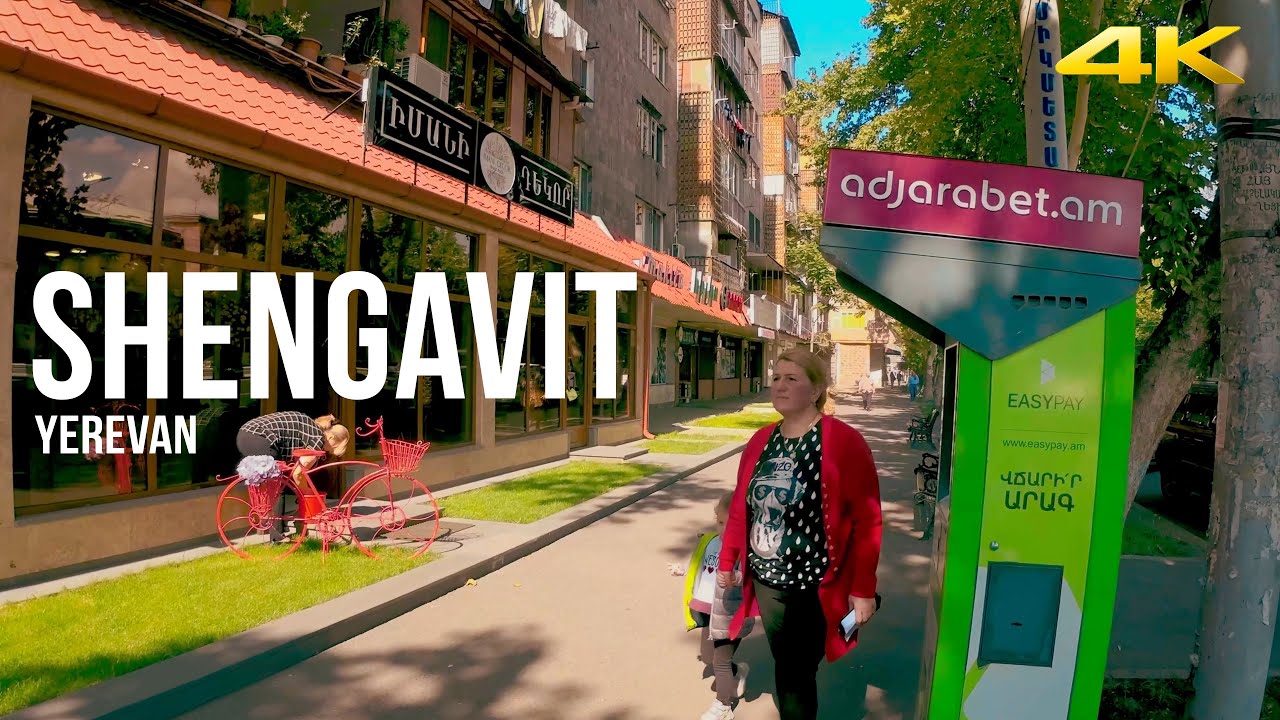Walking tour, Shengavit district, Yerevan, Armenia, 2021. 4K 60fps ...