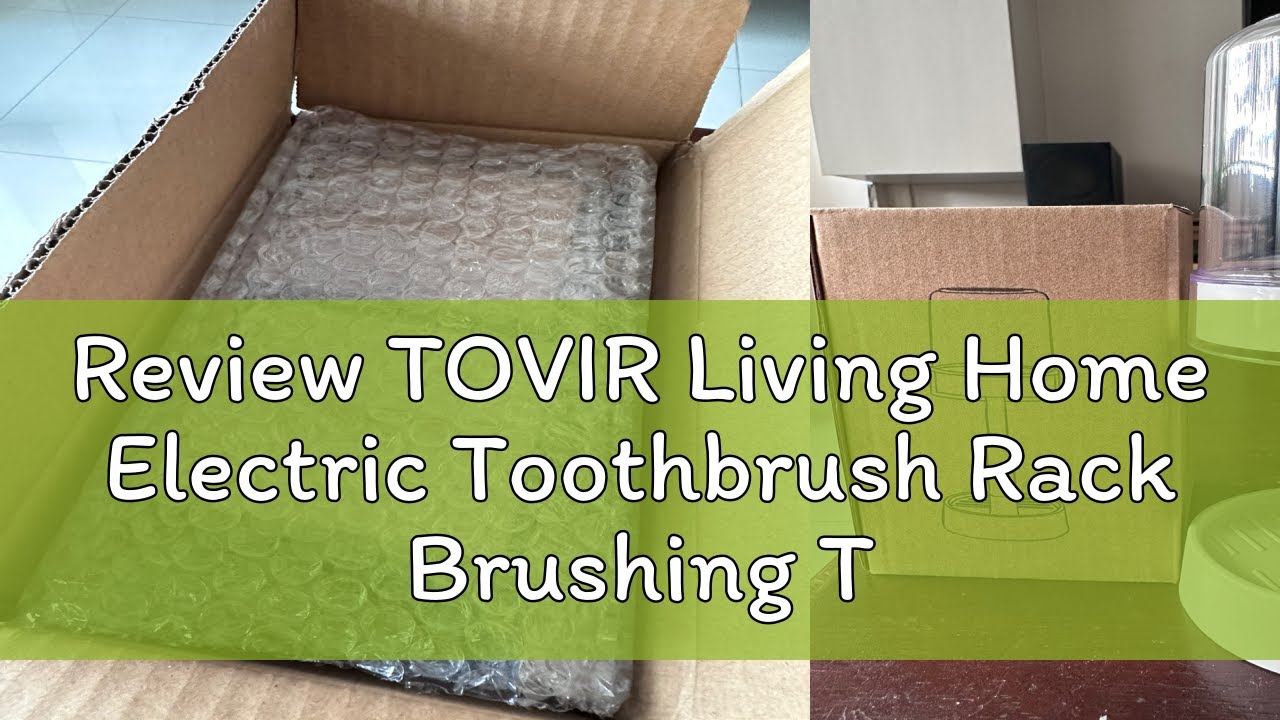 Review TOVIR Living Home Electric Toothbrush Rack Brushing Tooth Wash ...