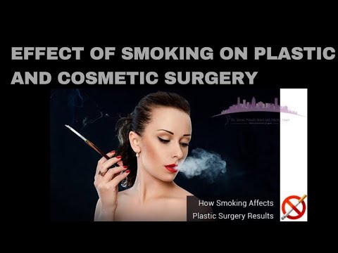 Should I stop smoking before any plastic and cosmetic surgery? - YouTube