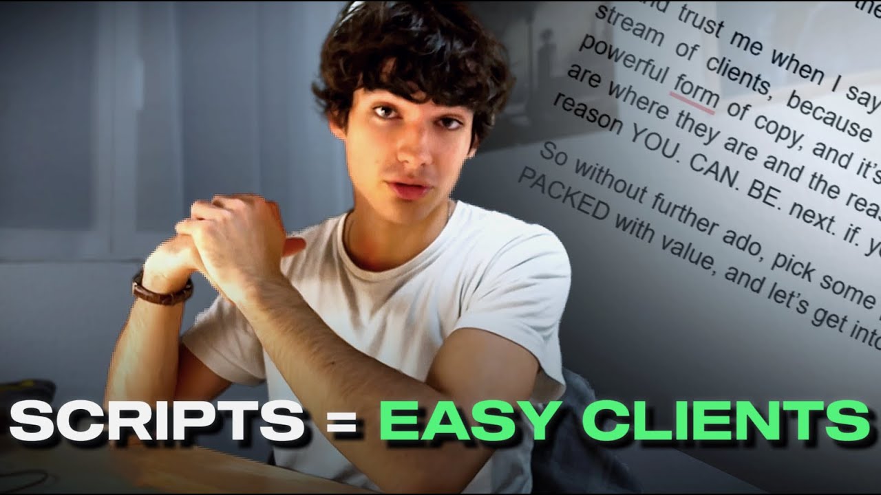How To Write Video Scripts That Land Easy Clients (Copywriting) - YouTube