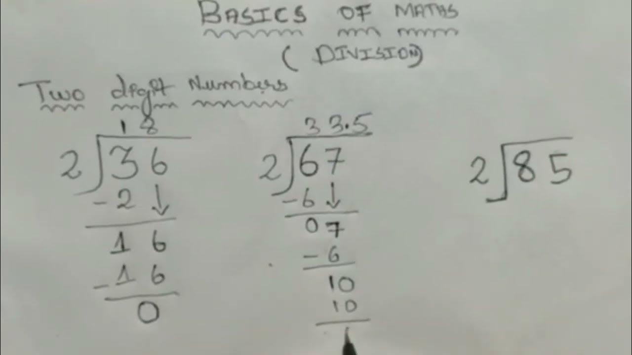 Division of 2 digits number | Quick, Easy way - YouTube