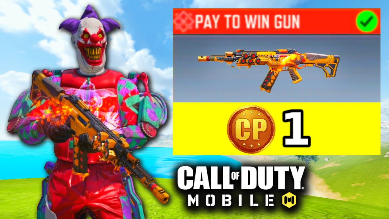 *NEW* 1 COD POINT PAY TO WIN GUN in COD MOBILE 🤯 - YouTube