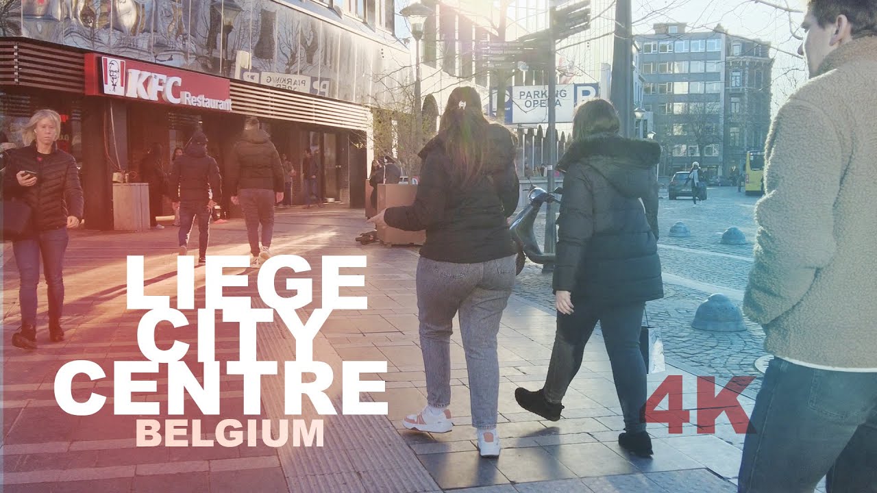 LIEGE city centre walking tour - YouTube