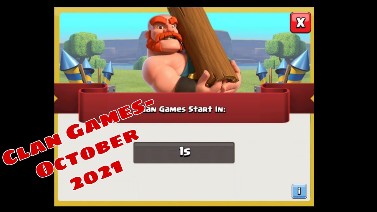 Clan Games of October(2021) in Clash Of Clans | Rewards - YouTube