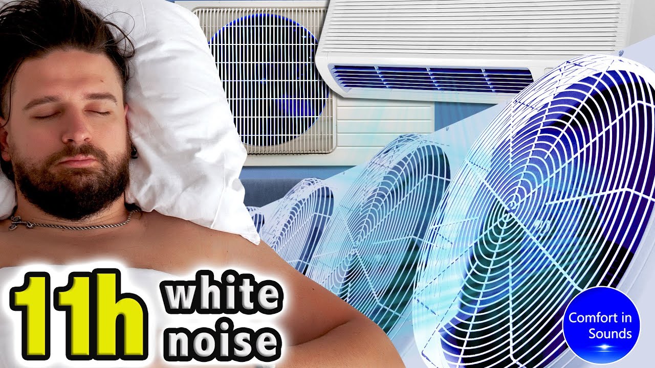 White Noise, fall asleep instantly, three powerful air conditioner ...
