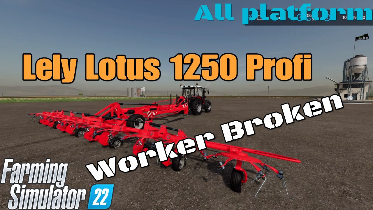 Lely Lotus 1250 Profi / New mod for all platforms on FS22 - YouTube