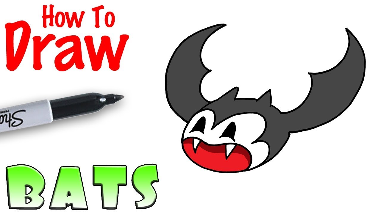 How to Draw Bats | Cuphead - YouTube
