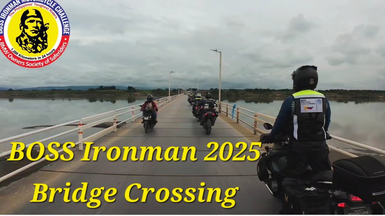 BOSS IRONMAN 2025 Bridge crossing - YouTube