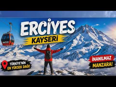 Erciyes Dağı’nın Zirvesinde Büyüleyici Bir Yolculuk ❄️🏔️Kayseri’nin Kalbi Erciyes Dağı 😍✨