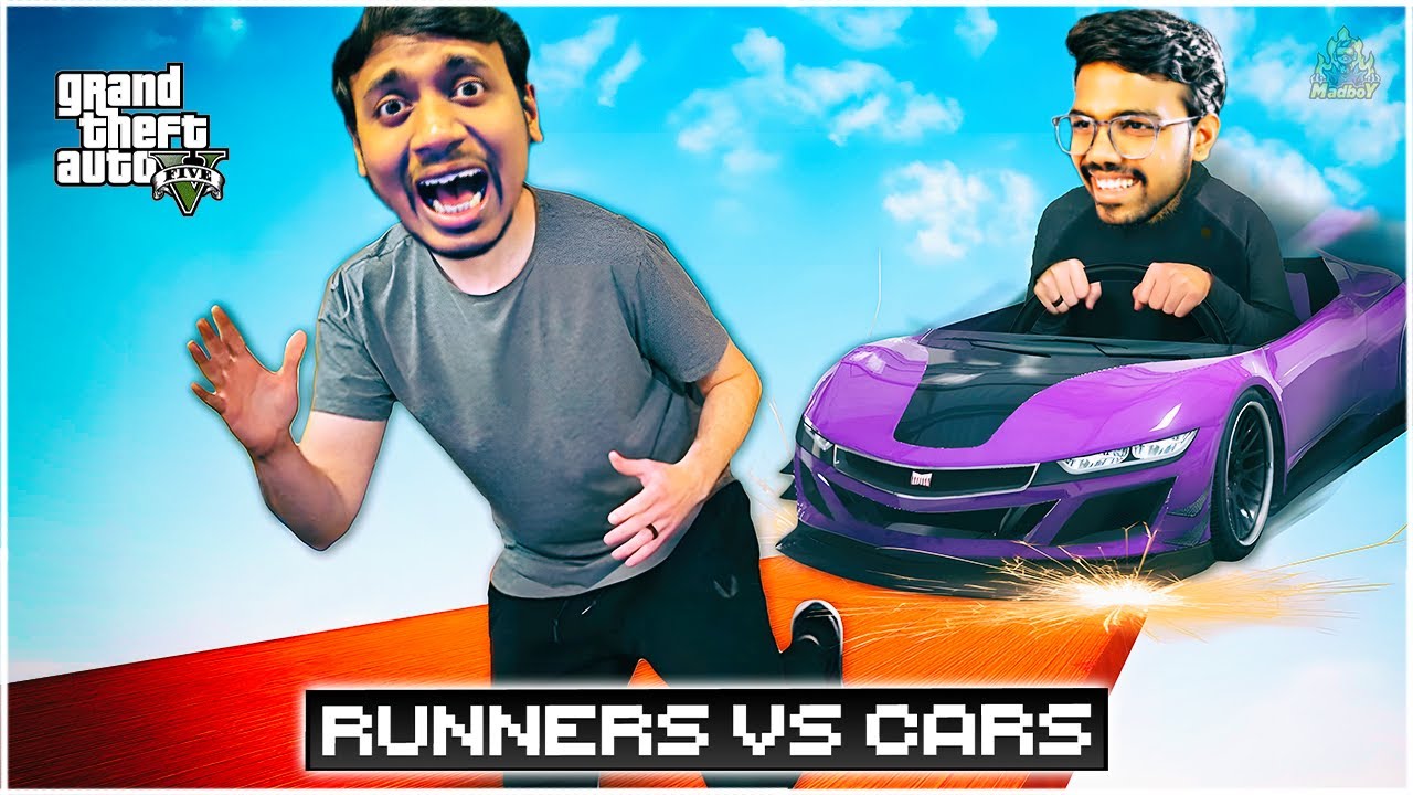 RUNNERS vs CARS 🤣 | EXTREME FUN WITH @Hi5GAMER | GTA 5 | IN TELUGU ...