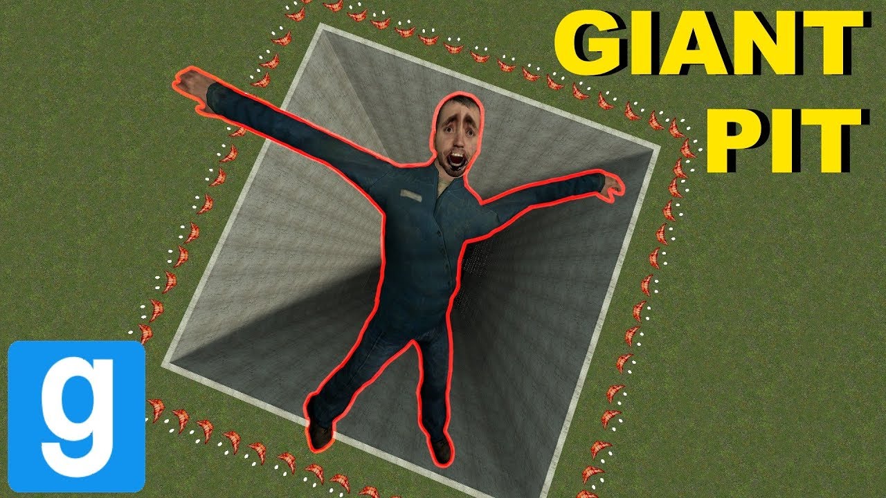 TERRIFYING NEXTBOTS IN GIANT PIT! - Gmod Sandbox - YouTube