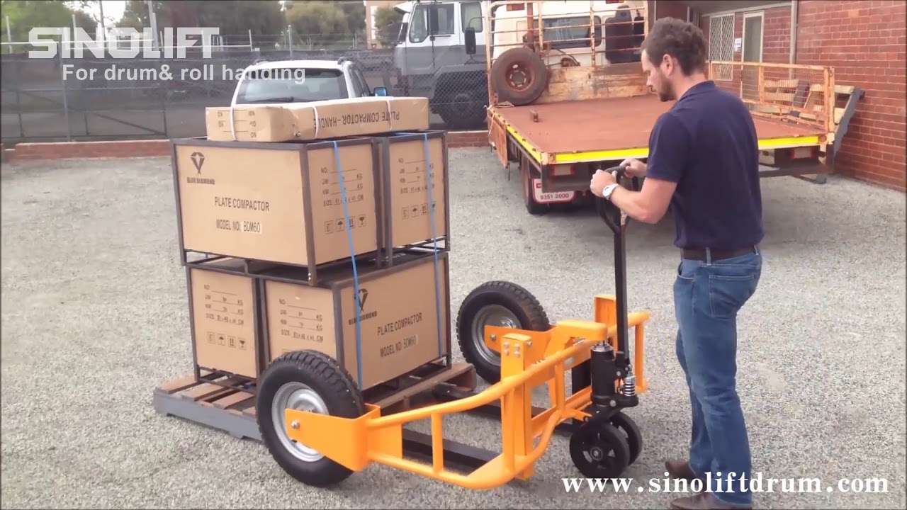 SINOLIFT RPA Series Rough Terrain Pallet Jack - YouTube