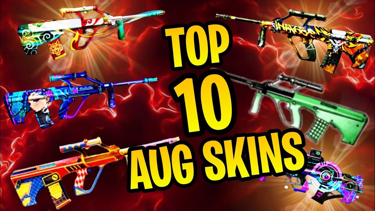 Top 10 Aug Gun skins💯|Best Aug skin Freefire|Freefire best gun skins|Tn ...