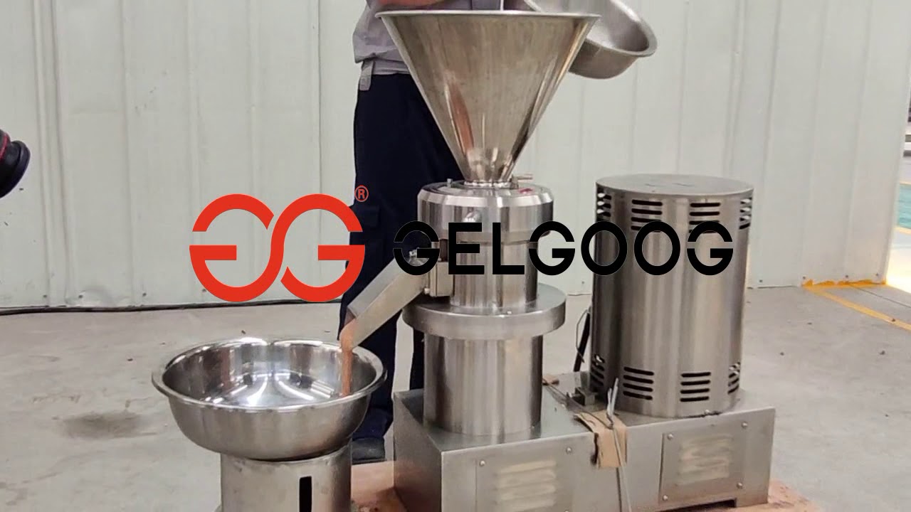 Colloid Milling Machine Peanut Butter Industrial Small Scale Groundnut ...