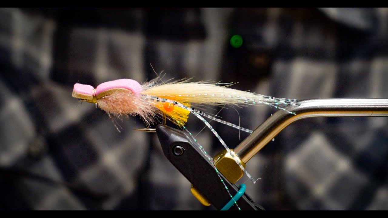 Eric's Shrimp Gurgler // Redfish, Snook, and Baby Tarpon Surface Fly ...