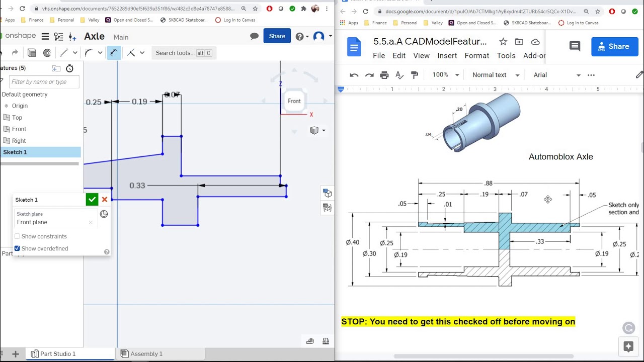 5.5.a.A Automoblox Axle PLTW IED - YouTube