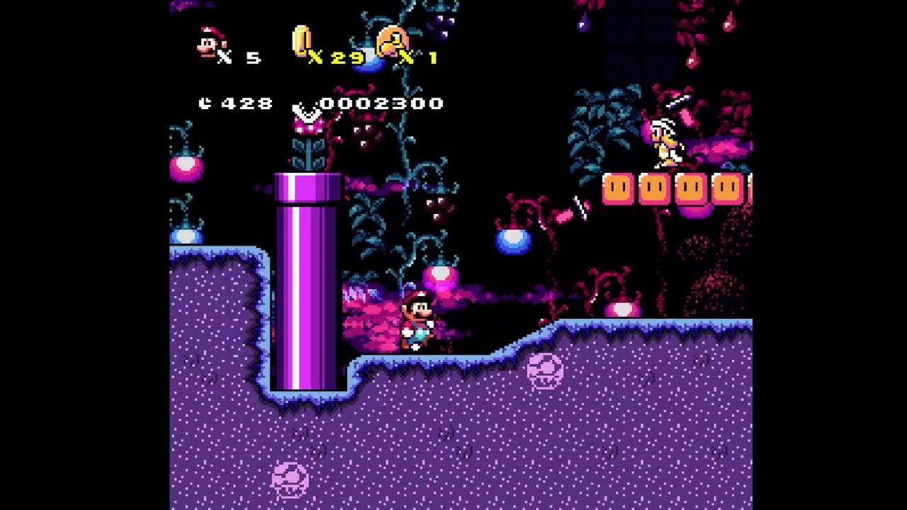 SMW Custom Level: Super Mario Voyage - Funky Fungus/Purple Haze Teaser ...