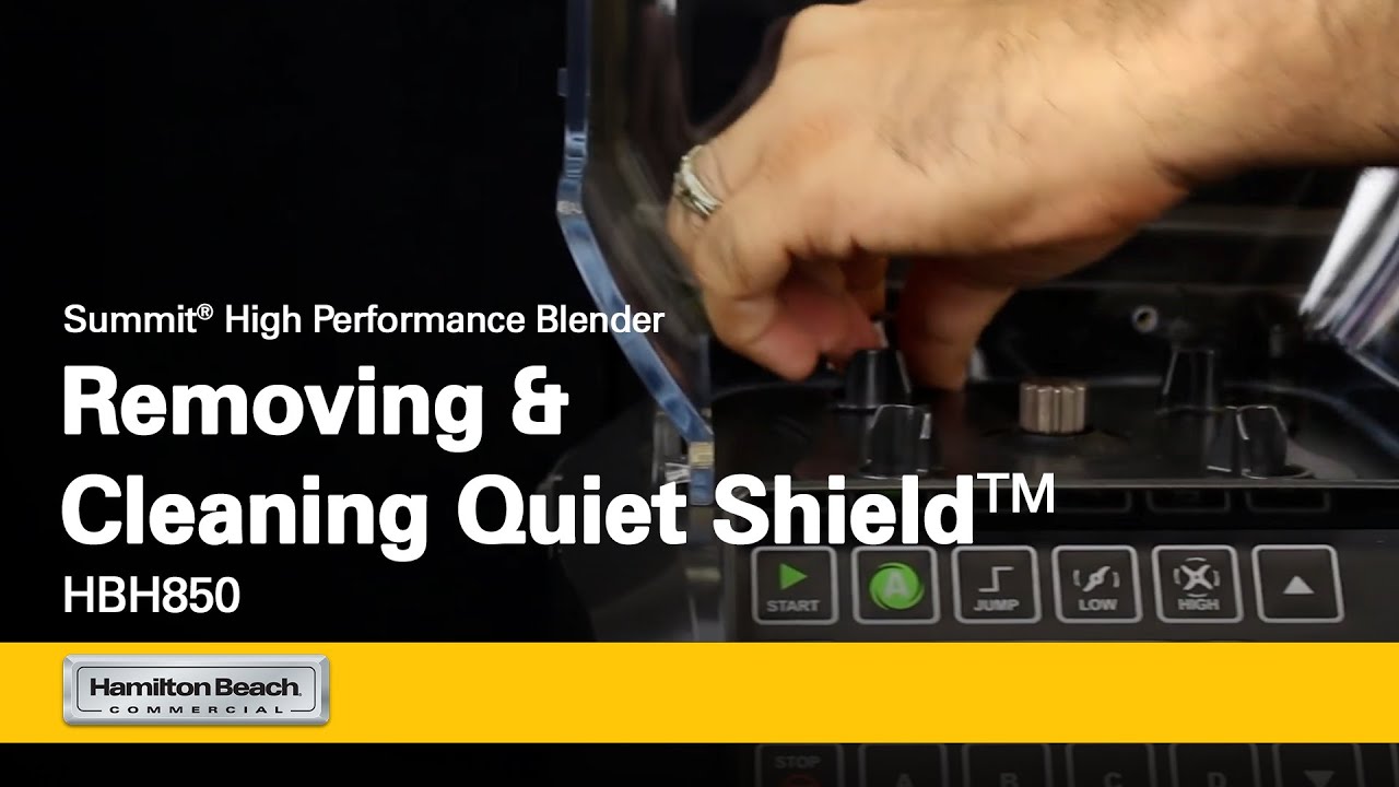 Removing and cleaning Quiet Shield™ for Summit® | Hamilton Beach ...