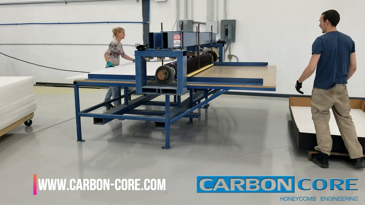 Scoring Plastic Honeycomb - YouTube