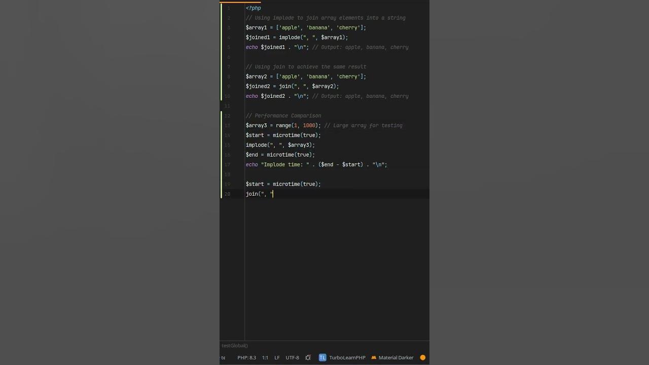 Should I use implode or #join in PHP? implode vs #join in #php – Which One Should You Use? - YouTube