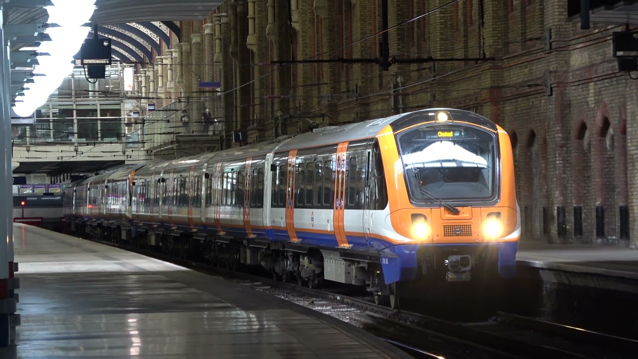 London Overground 710103 and 710105 at London Liverpool Street - YouTube