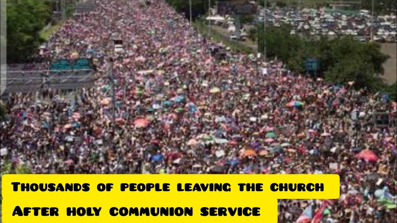 PASTOR EZEKIEL/SEE THESE THOUSANDS OF PEOPLE LEAVING THE CHURCH AFTER ...
