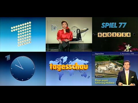 Lotto am Samstag & Tagesschau (ARD 05.11.1988)