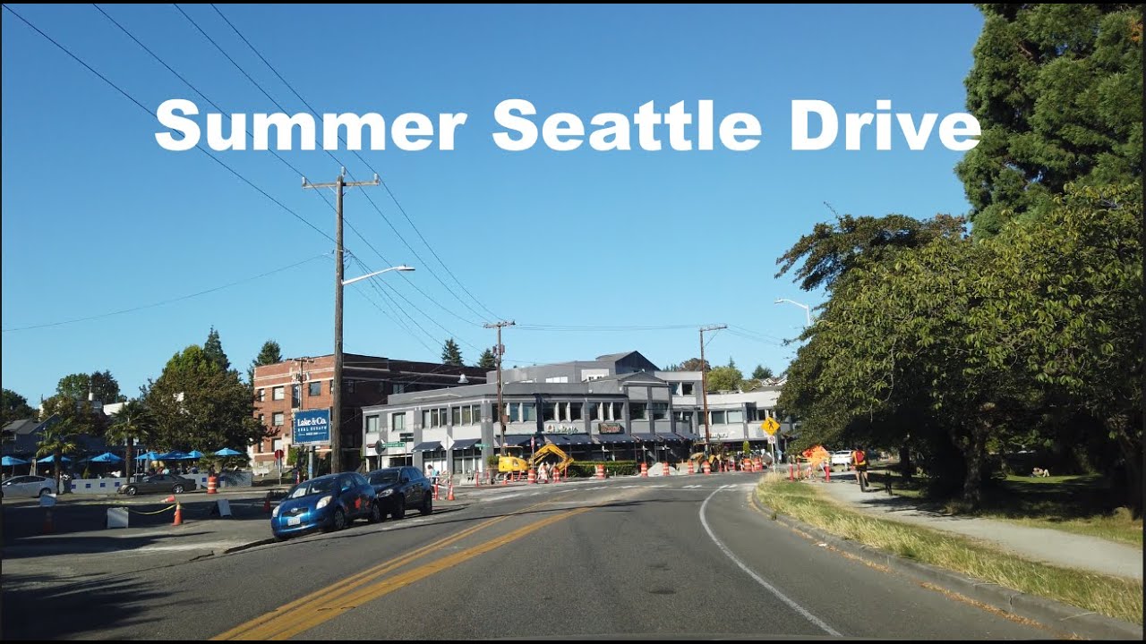 [4K/UHD] Summer Drive in Seattle, Washington State - YouTube