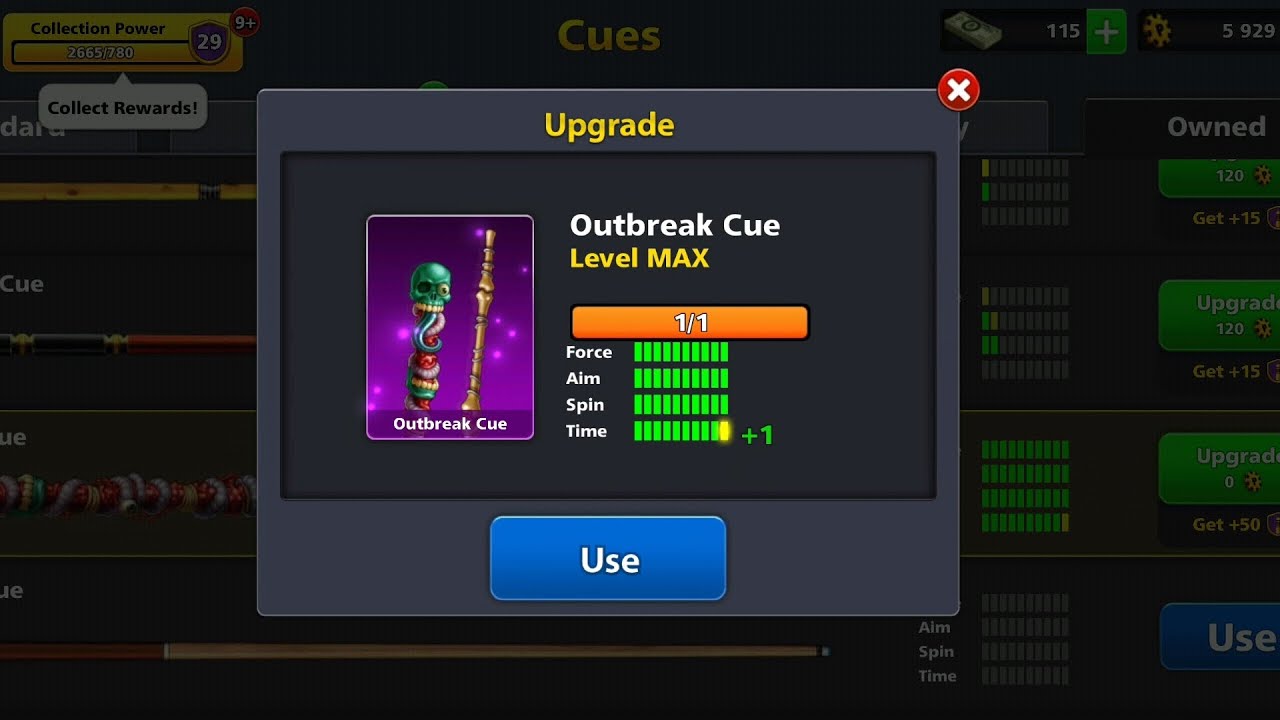 Free Outbreak Cue Max Trick Backup Reward Link| 8bpking | #8ballpool ...