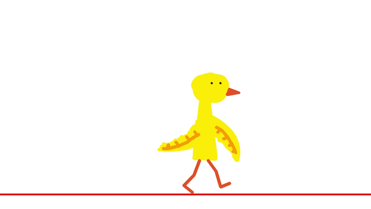 BIRD walk cycle - YouTube