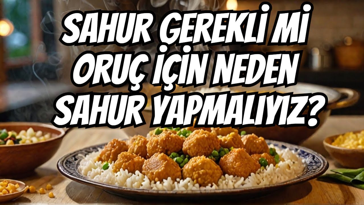Sahur Gerekli mi Oruç İçin Neden Sahur Yapmalıyız? - YouTube