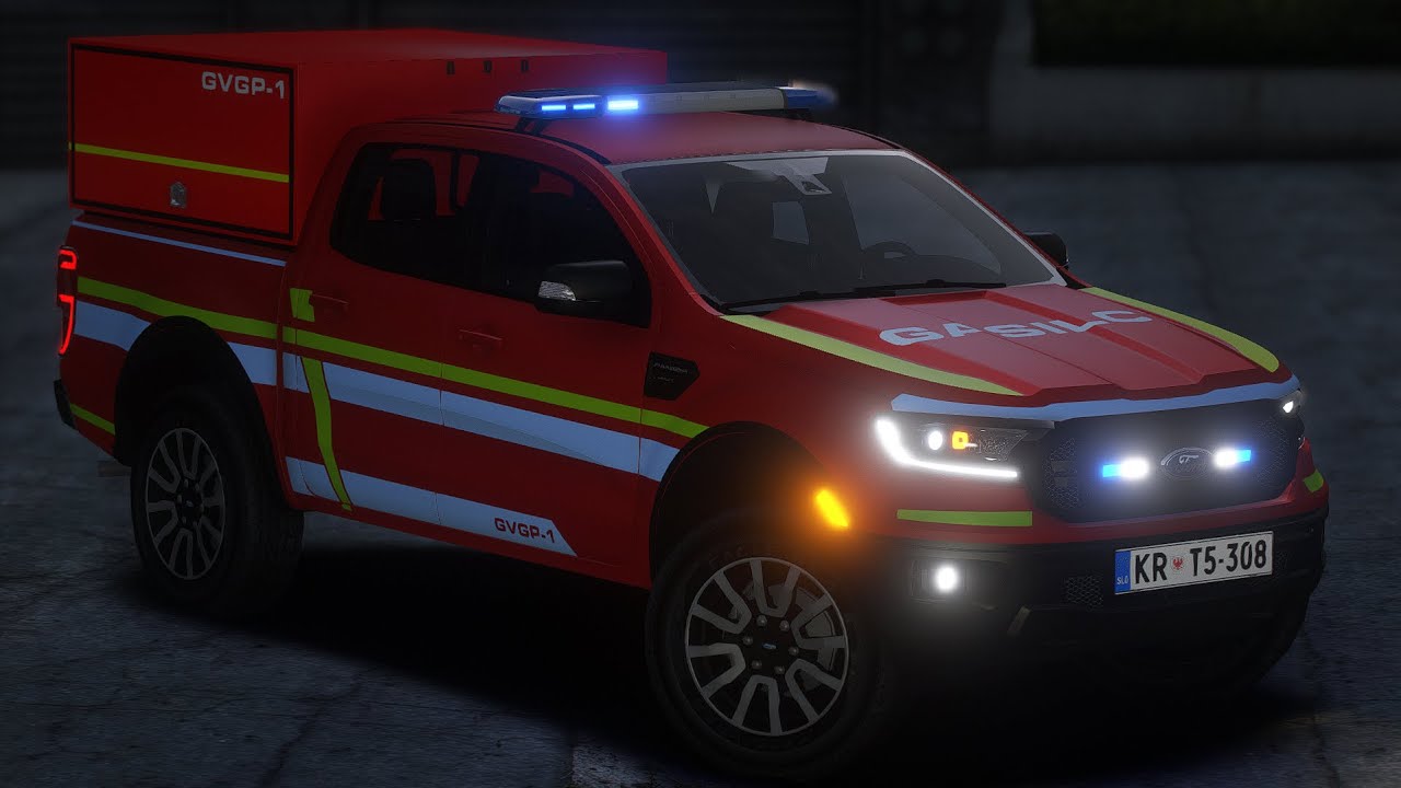 GVGP-1 FORD RANGER GASILSKO VOZILO | GTA 5 | FiveM - YouTube