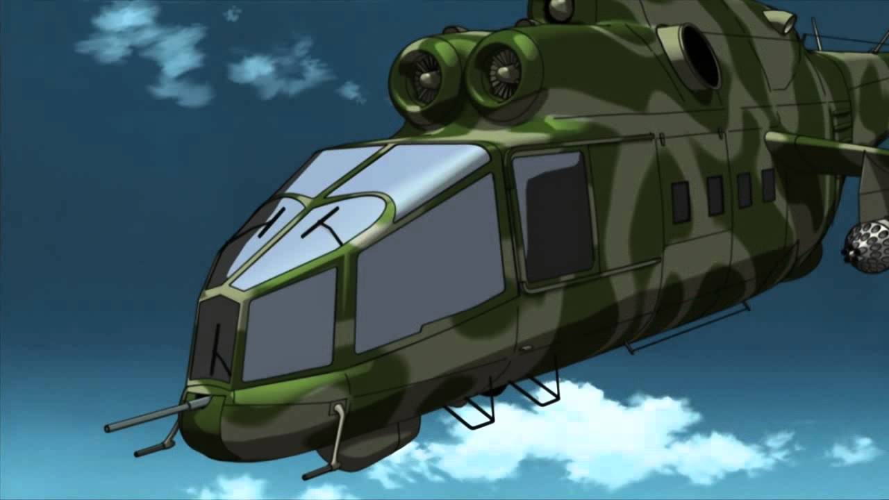 Tomboy Anime Girl Destroys A Helicopter Youtube