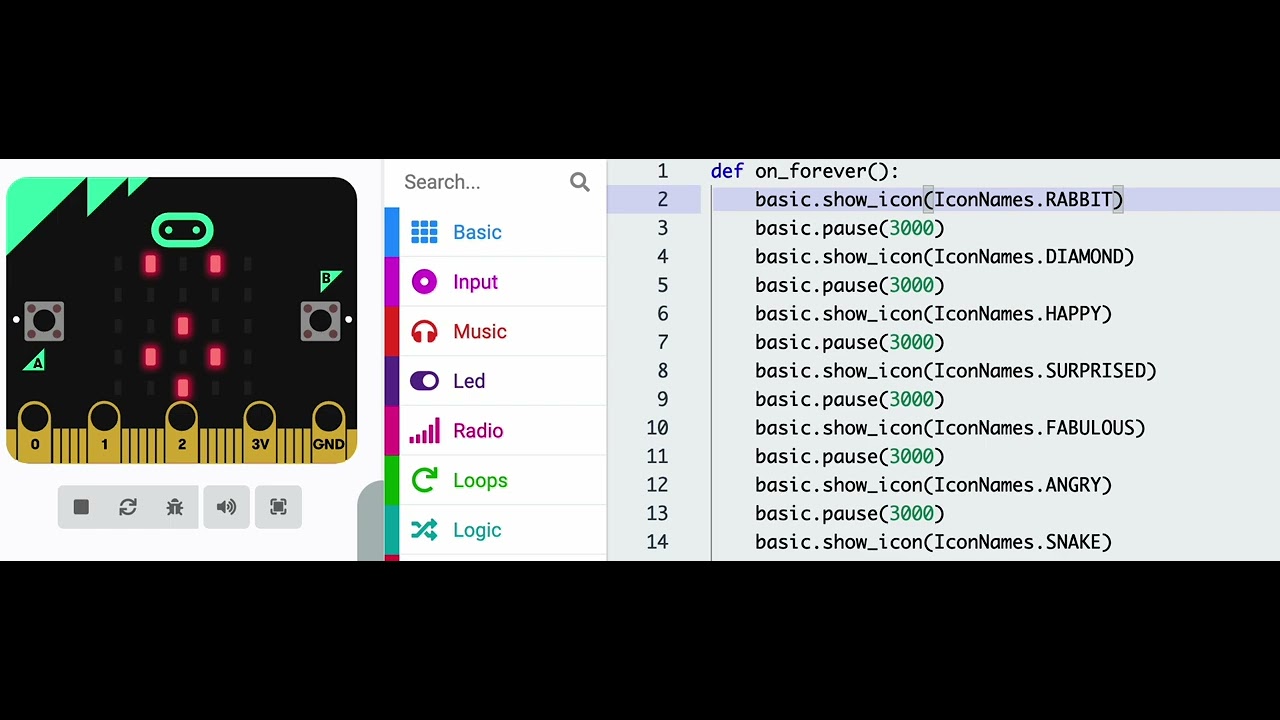 Micro: Bit Icon Story - Youtube