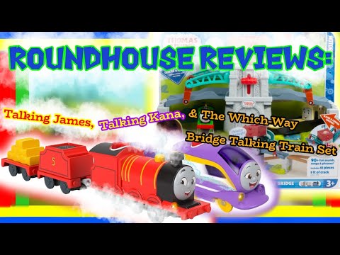 🚂Talking Trains & A Bridge🌉 || Roundhouse Reviews: AEG Talking James ...