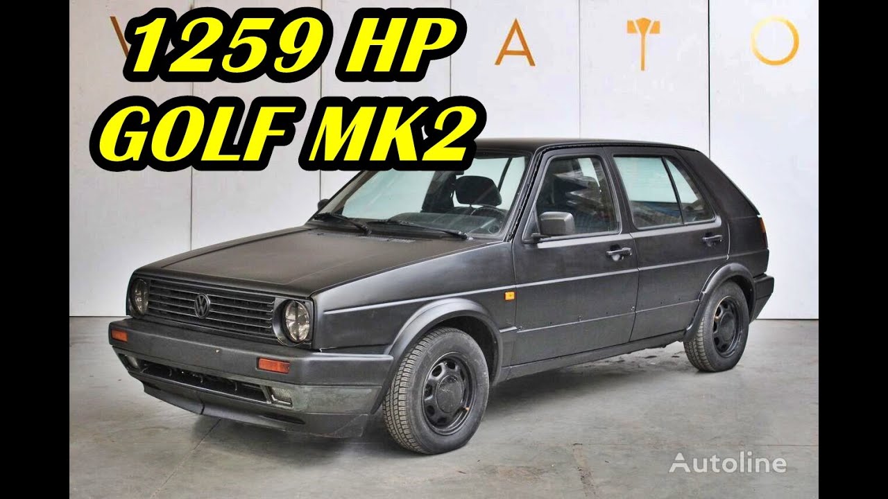 Amazing 1259HP - 1116NM VW Golf MK2 4motion VR6 R29 - YouTube