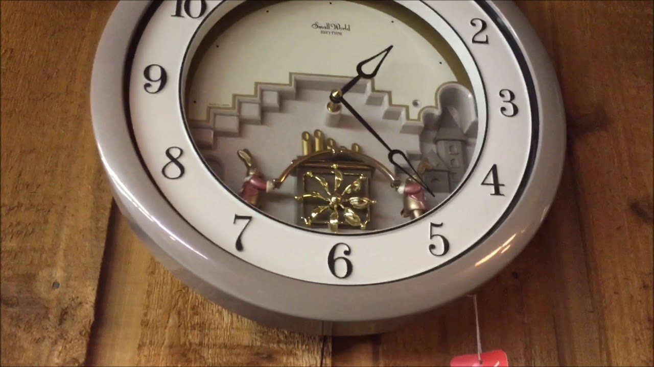 Rhythm 4mh705 r12 Bunny Chime Retired model 1990s - YouTube